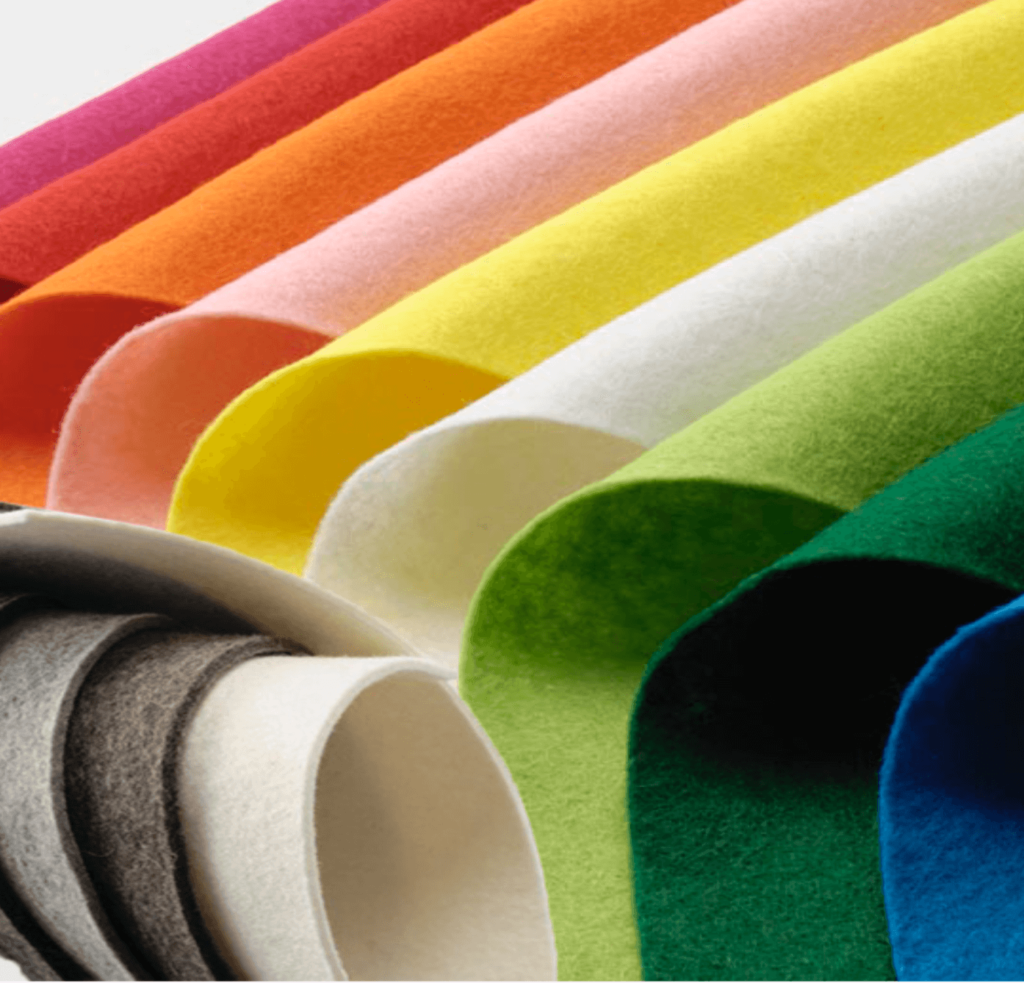 Felt Sample 100% wool felt / 100% wool felt - TrueFelt & PatchFelt ...